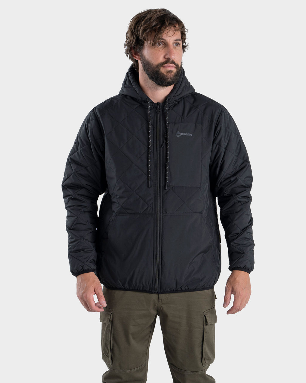 Parka Hoodie Eco Hukni Hombre